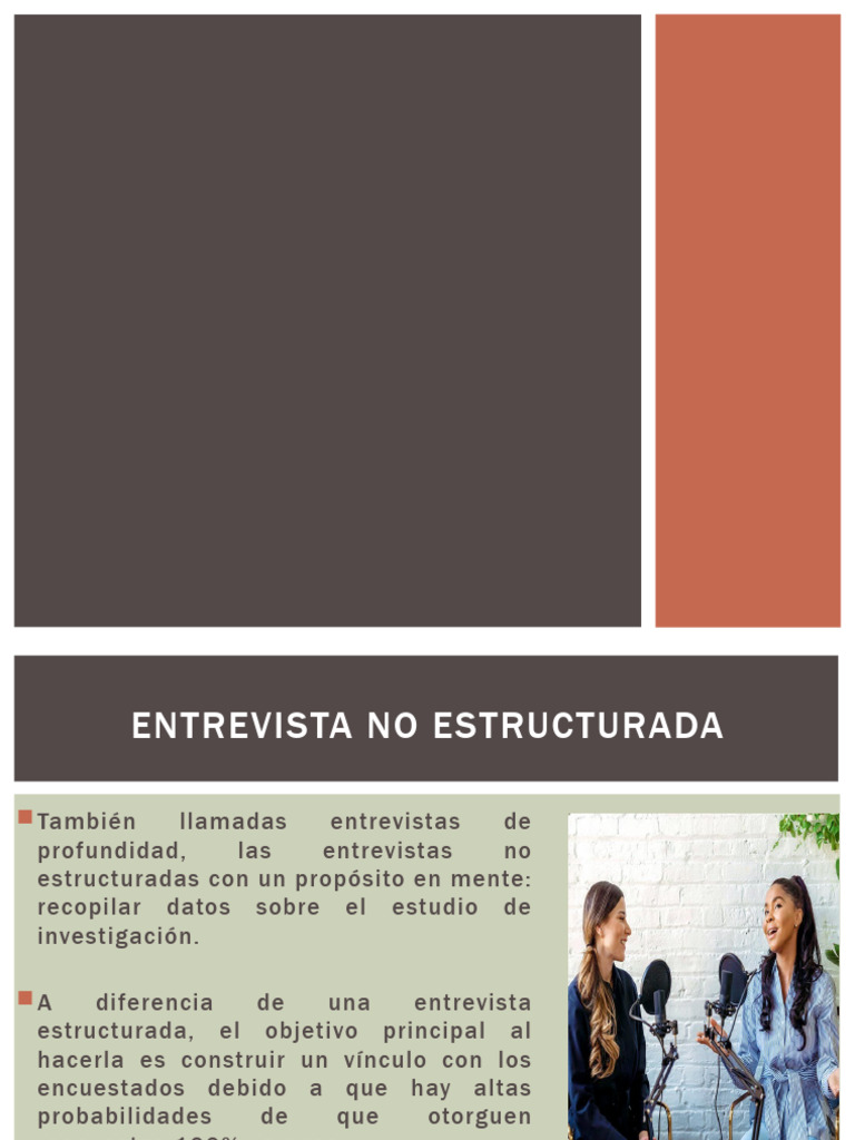 Entrevista No Estructurada | PDF | Crecimiento personal y profesional