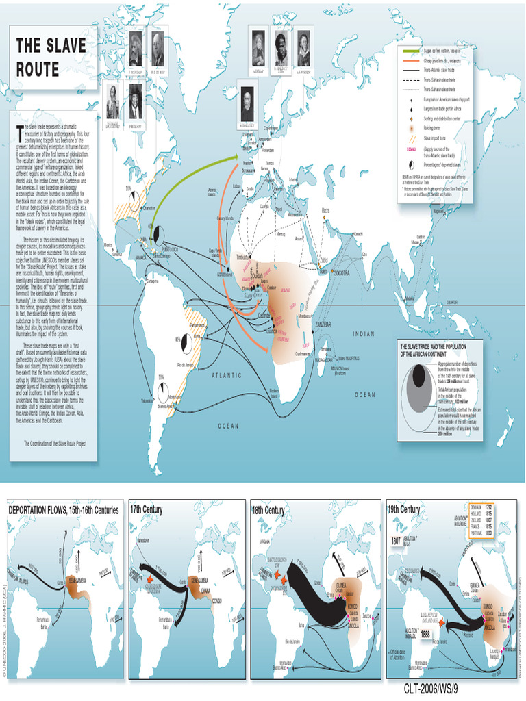UNESCO. Mapas Rotas Dos Escravos | Download Free PDF | Slavery ...