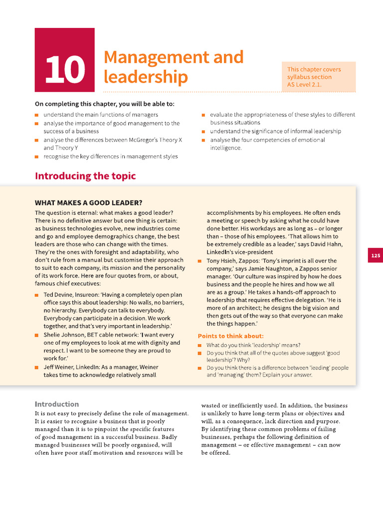 Leadership | PDF