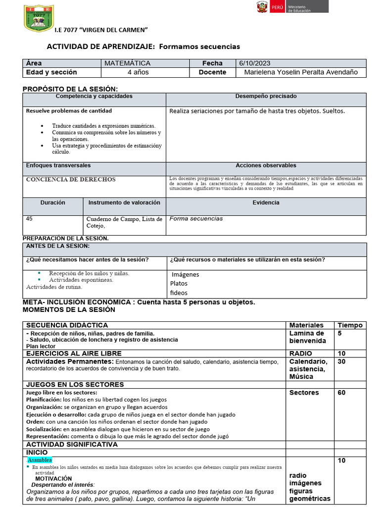 6 Octubre Sesion | PDF | Modificación de comportamiento | Aprendizaje