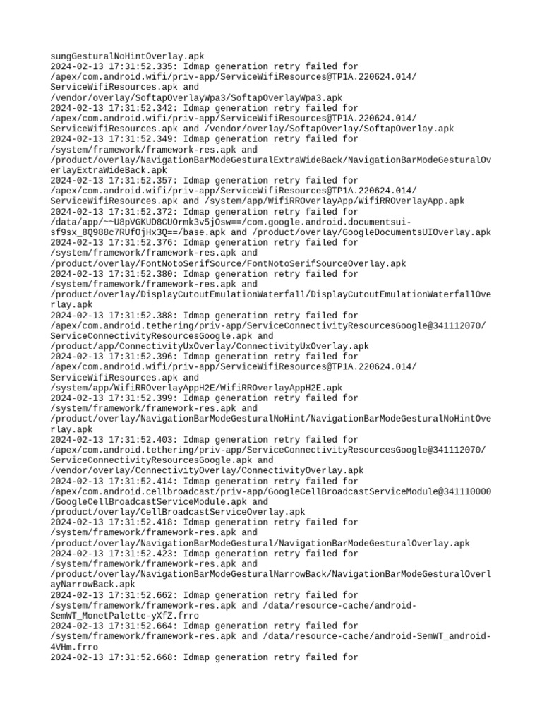 Lom Log | PDF | Android (Operating System) | Android (Robot)