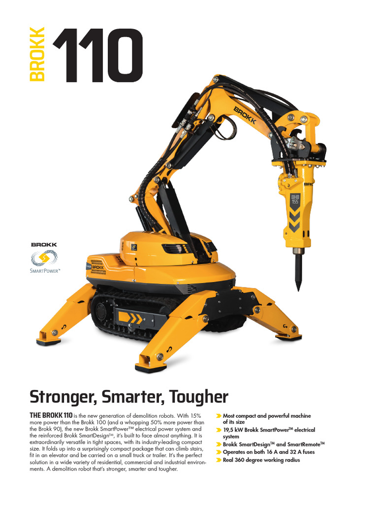 Brokk-110 en | PDF | Engineering | Mechanical Engineering