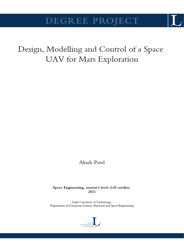 Design, Modelling and Control of A Space | Download Free PDF | Fluid ... Design, Modelling and Control of A Space | Download Free PDF | Fluid ...