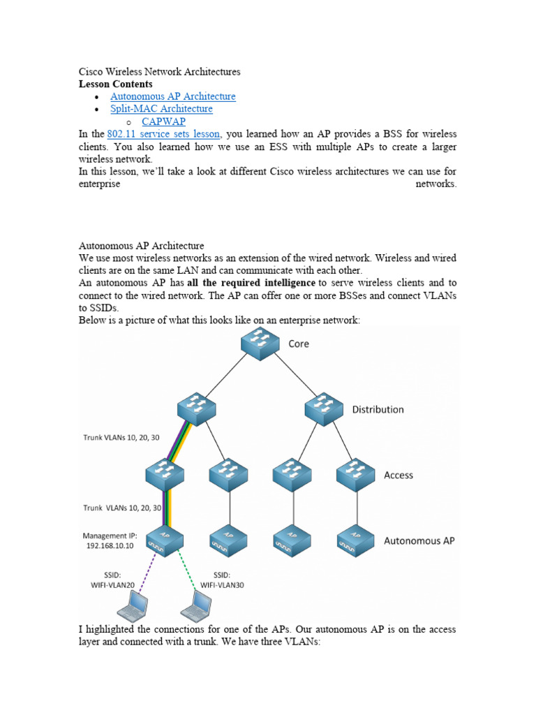Cisco Wireless Architectures Guide | PDF | Wireless Lan | Computer Network