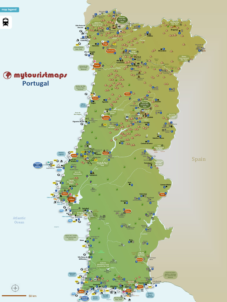 Interactive Tourist Map of Portugal | PDF