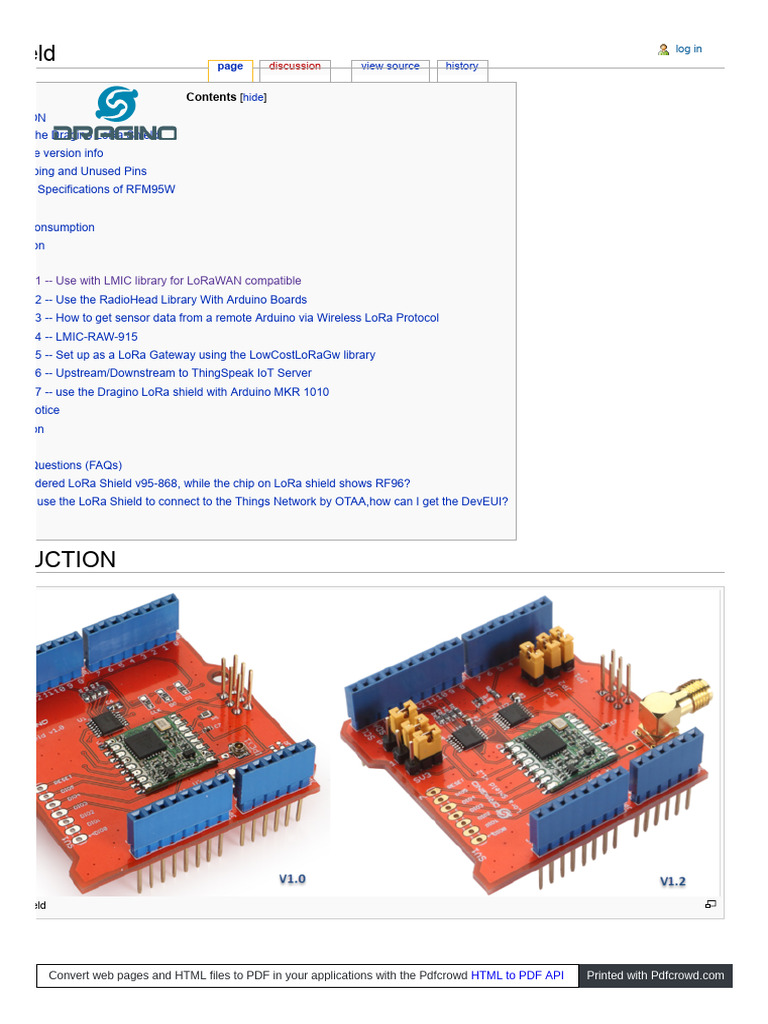 Wiki1 - Dragino Example5 - Set Up As A LoRa Gateway SX1272 | Download Free PDF | Computing ...