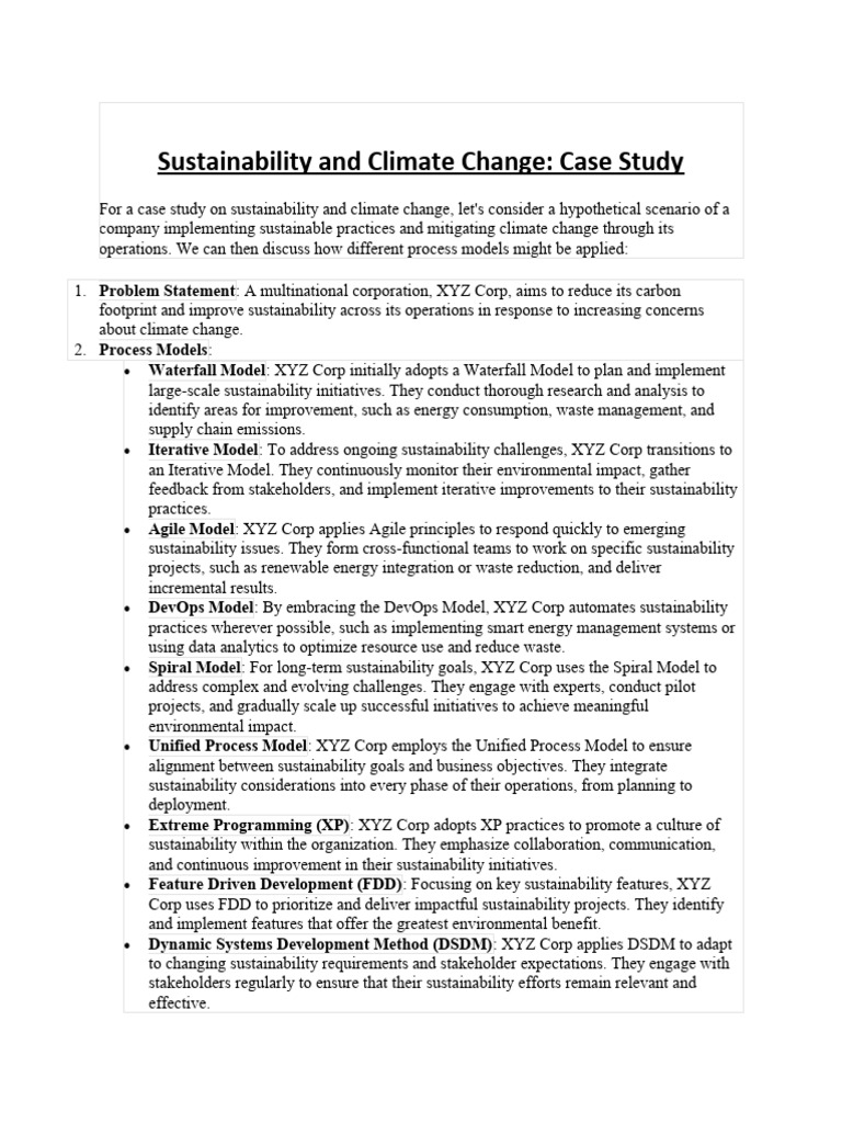 Sustainability Strategies for Corporations | PDF | Sustainability ...