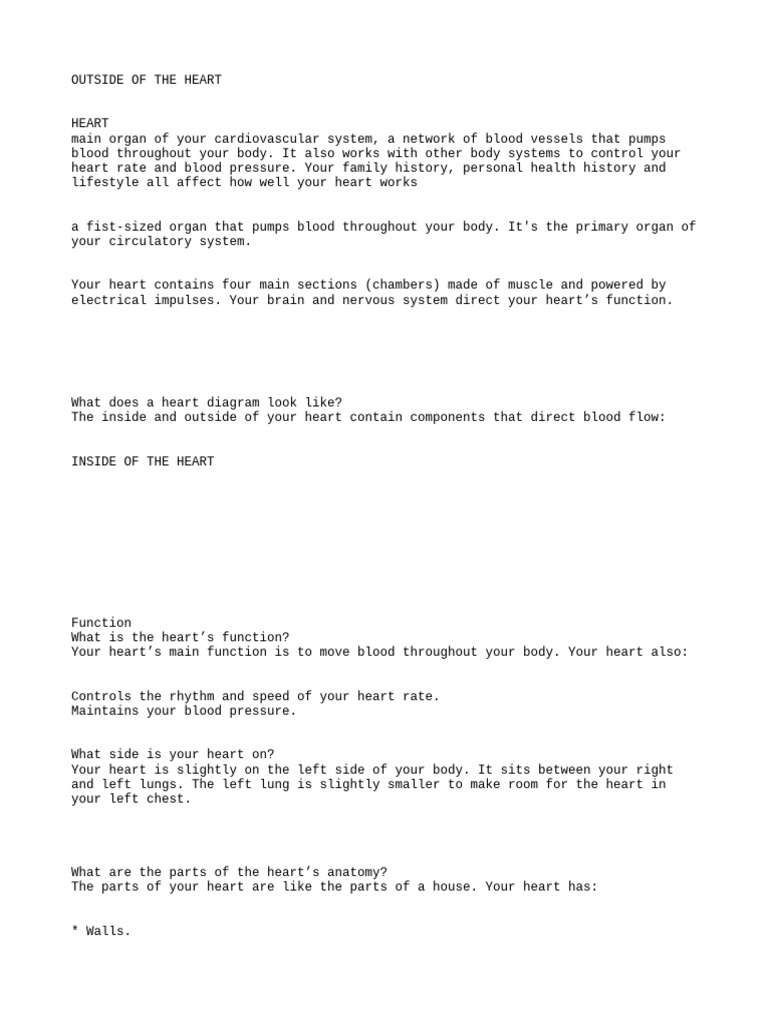 Heart | PDF | Heart Valve | Heart