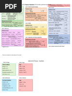 AQA GCSE Combined Science Physics Complete Equation Sheet | PDF | Heat ...
