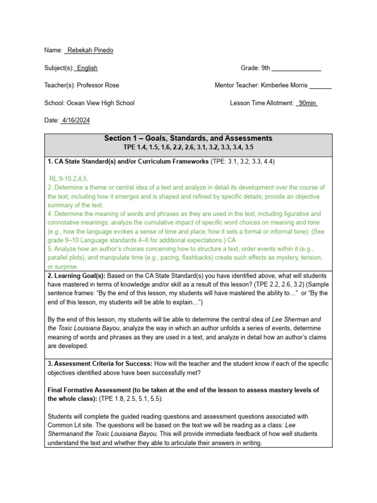 Ast LP 4 | PDF | Learning | Cognition