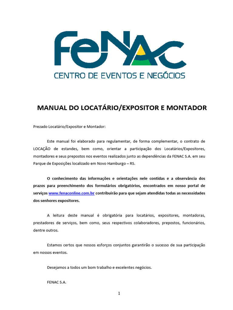 Manual Do Expositor | PDF