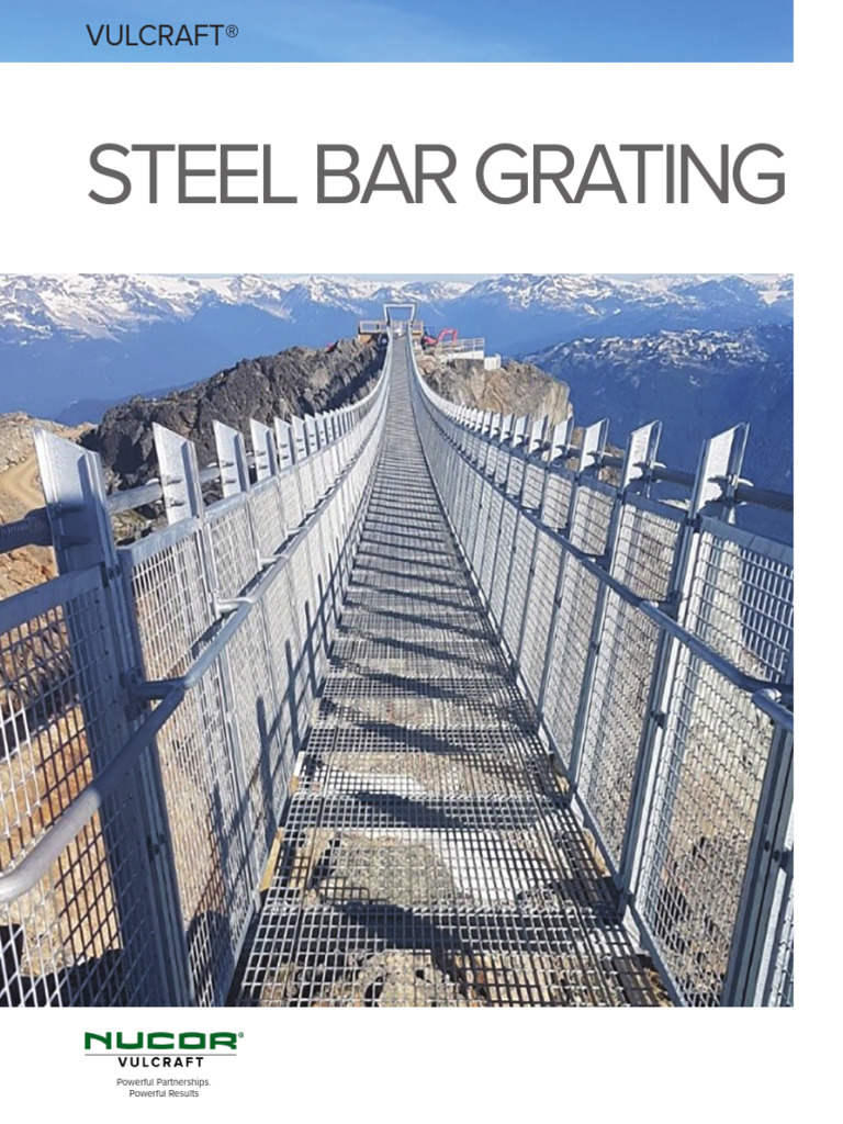 Vulcraft Grating Manual Aug 23 | Download Free PDF | Bending | Metal ...