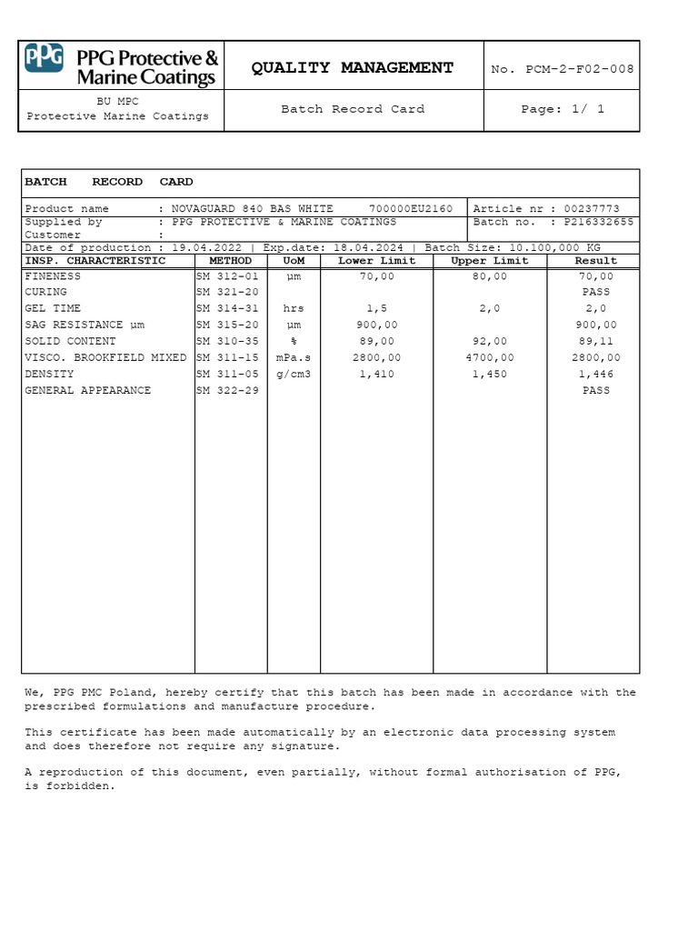 Novaguard 840 Off White (P216332655) | PDF | Home & Garden | Technology ...