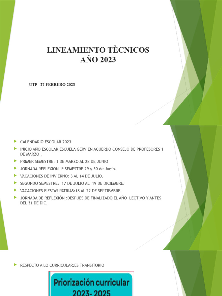 Lineamientos Tecnicos 2023 | Descargar gratis PDF | Plan de estudios