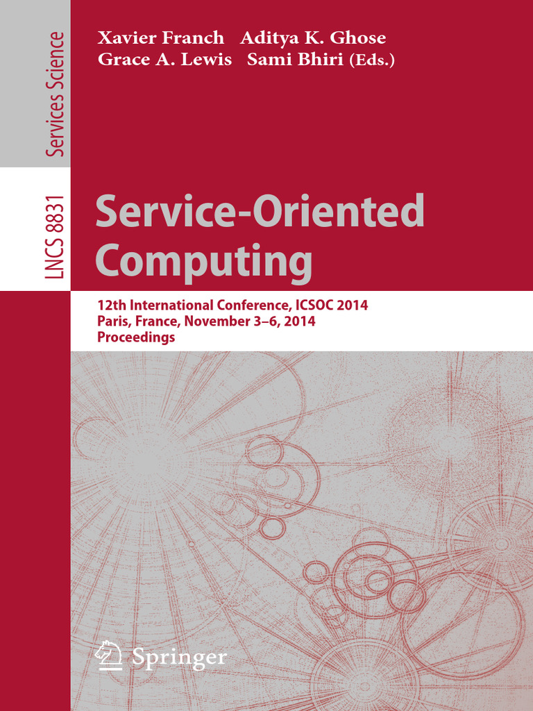 Service Oriented Computing Pdf Computing