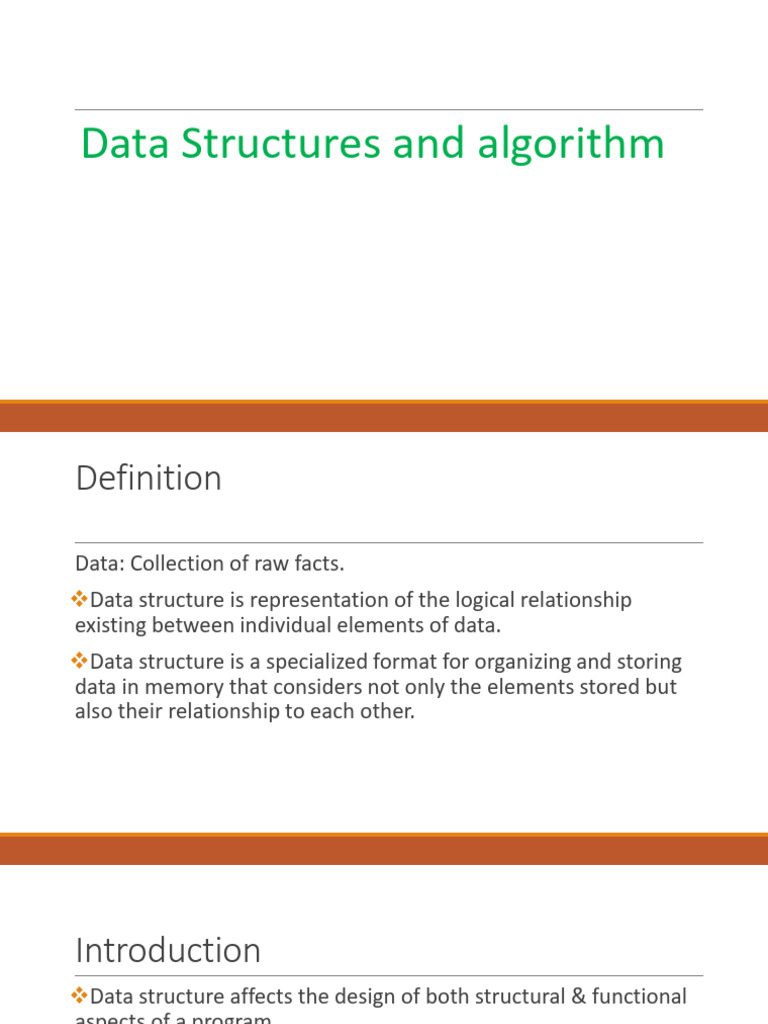 Data Structures And Algorithm Pdf Data Structure Data Type