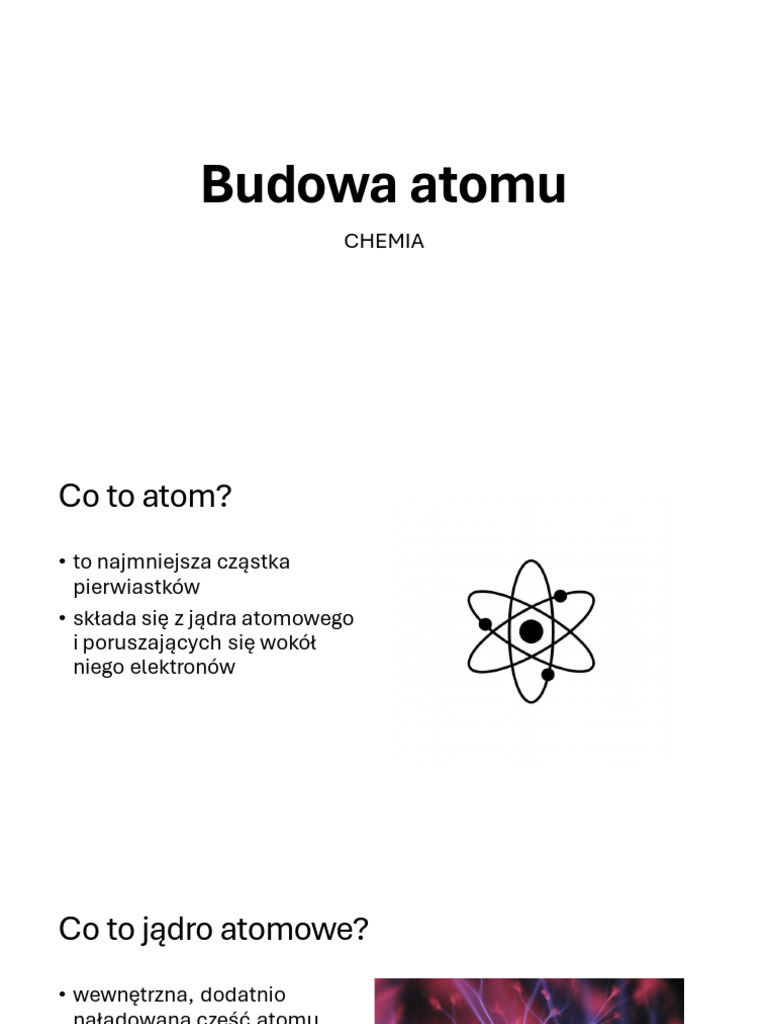 Budowa Atomu | PDF