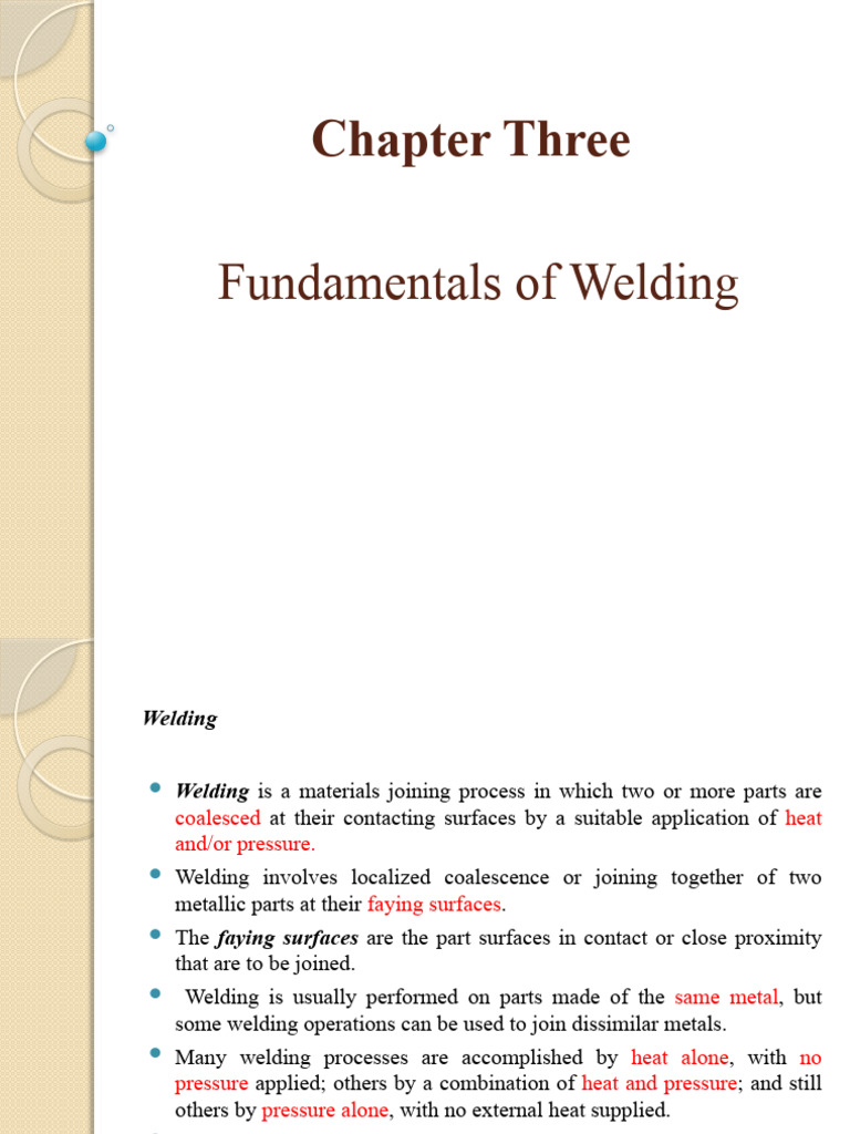 Chapter Two (Welding) | PDF | Welding | Construction