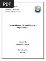 Bucket and Weir Separator Design | PDF | Continuum Mechanics | Chemical ...