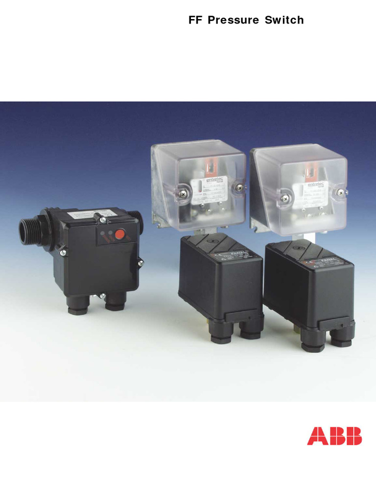 ABB FF Pressure Switch Overview | PDF | Switch | Pressure Measurement