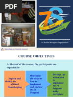 7S Standards of Good Housekeeping Checklist | PDF | Cabinetry | Safety