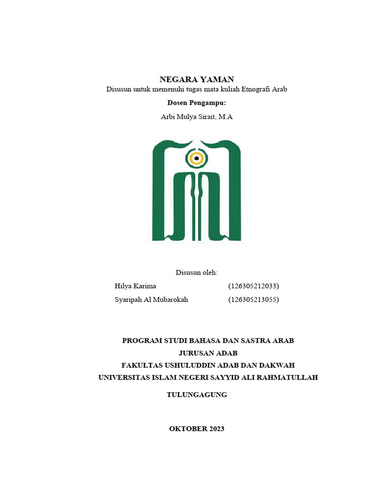 Negara Yaman | PDF | Agama & Spiritualitas