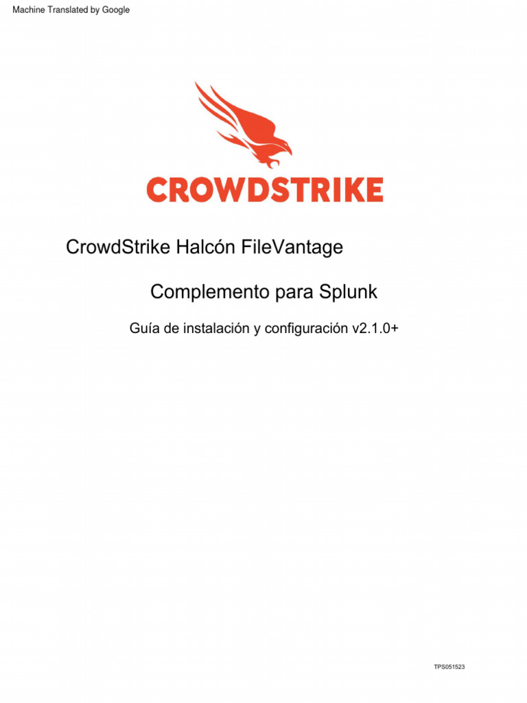 Crowdstrike-Falcon-Filevantage-Add-On-Splunk (ESPAÑOL) | PDF | Servidor ...