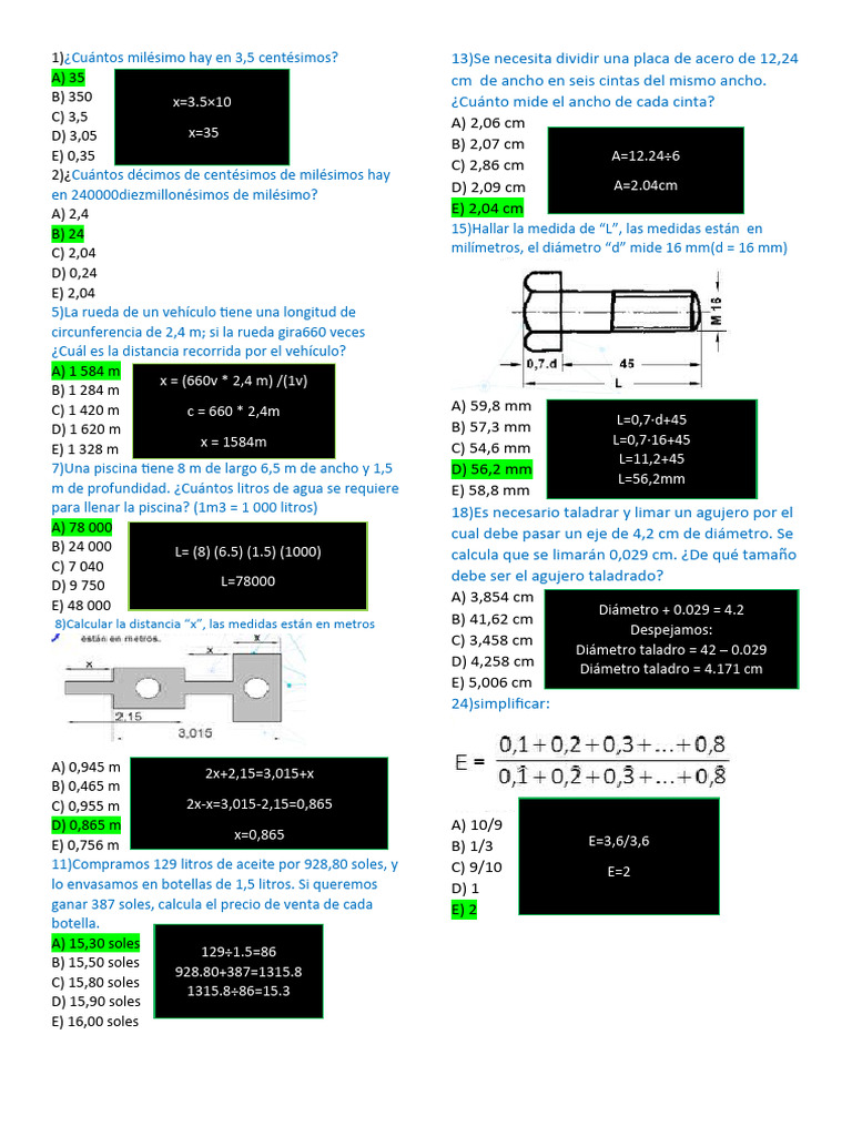 Matematica 3 | PDF | Longitud