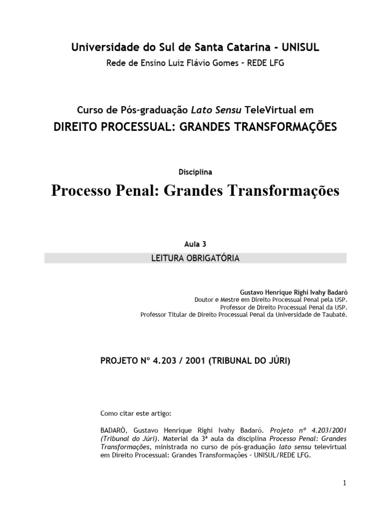 (1968) DPGT PPGT Aula3 2008 08 30 Leituraobrigatoria | PDF | Sentença ...