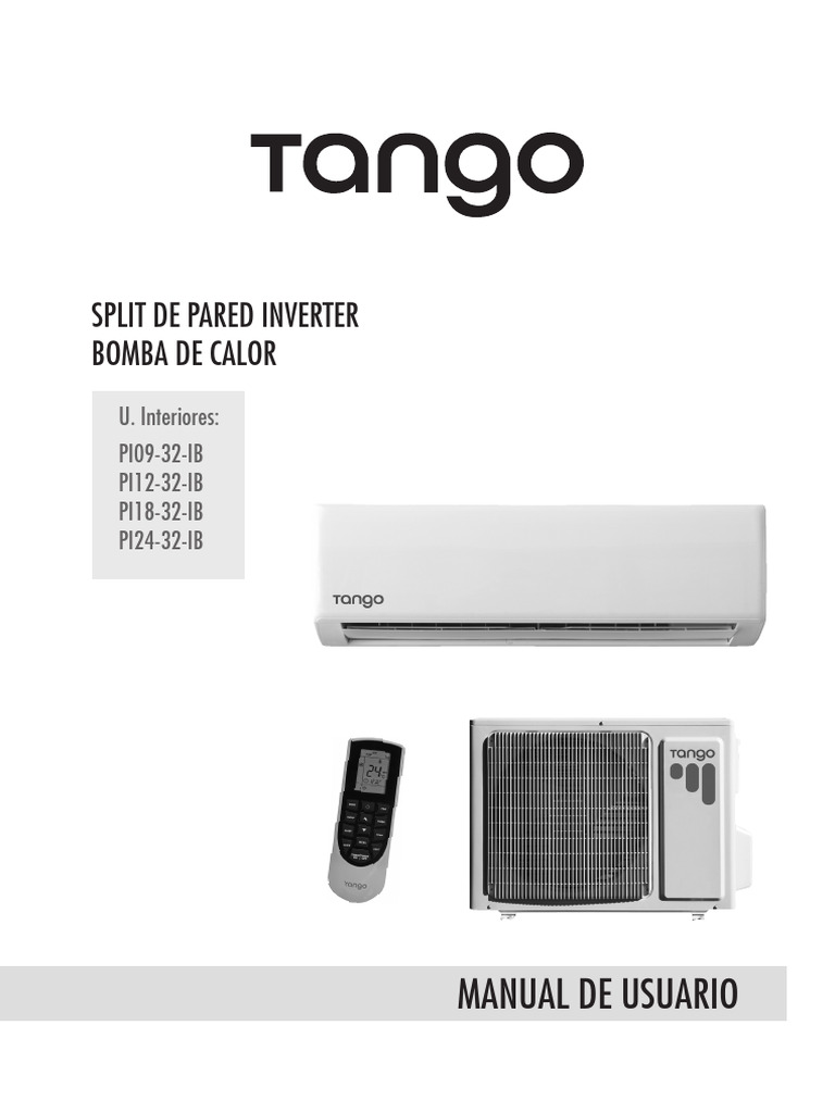 Split MU Pared R32 - Int - Tango | PDF | Control remoto | Ingenieria ...