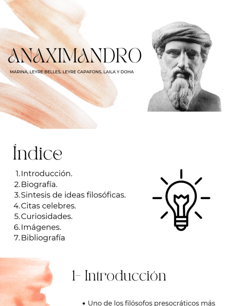 Anaximandro | PDF | Ciencias sociales | Filosofía