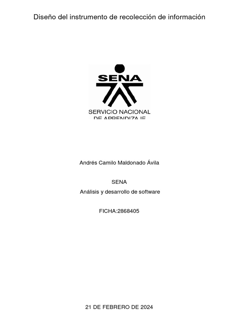 Encuesta Pdf Software Ingeniería De Software