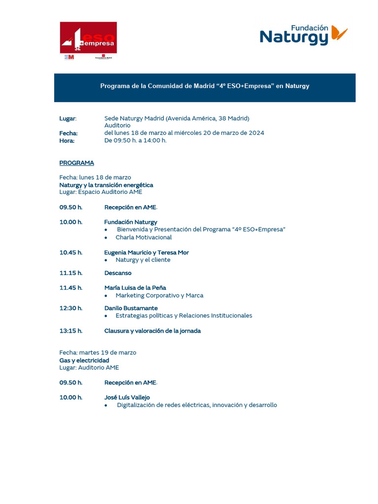 Naturgy: Transición Energética y Futuro | PDF