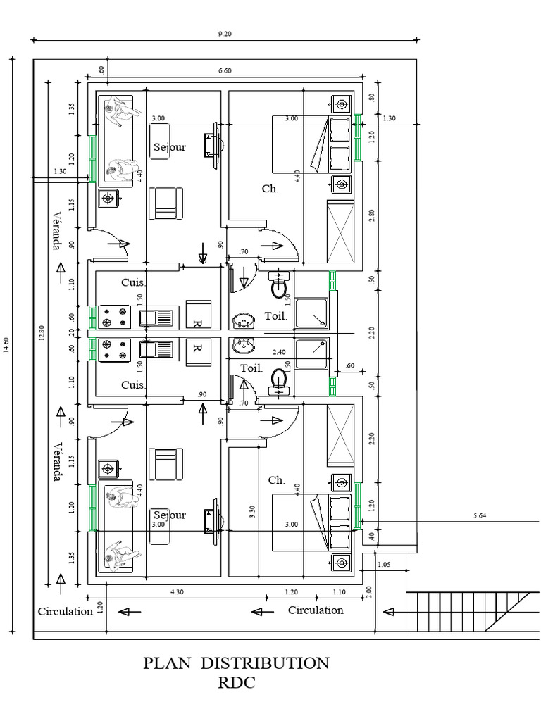 Plan RDC Imm.4 | PDF