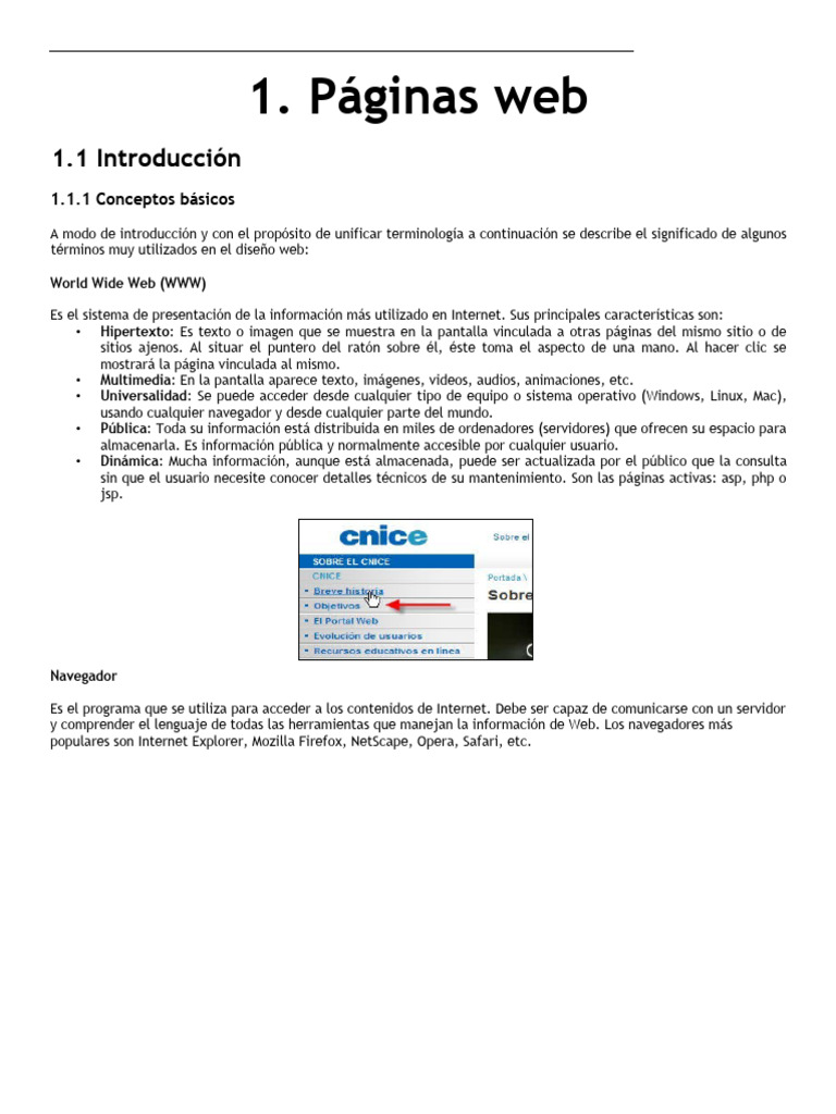 Paginas Web HTML | PDF | HTML | Servidor web