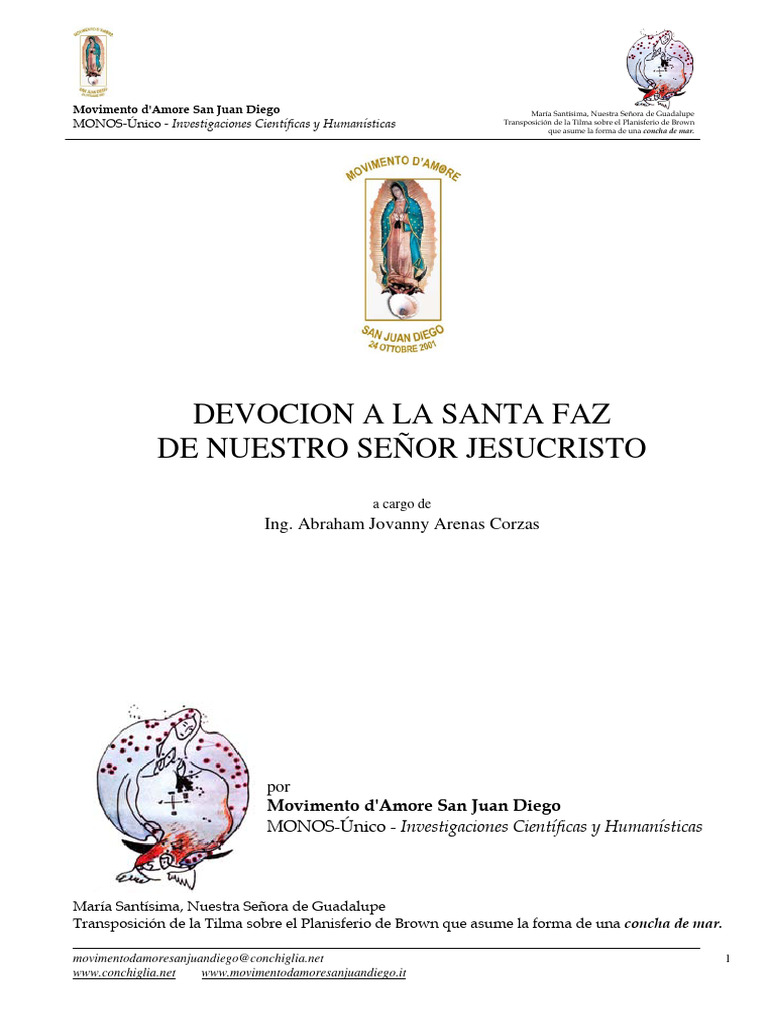 Devocion A La Santa Faz de Jesus | PDF