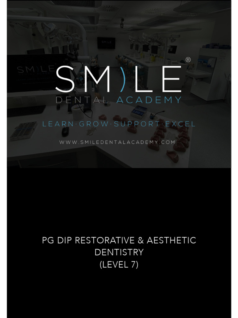 SDA - PGDip Restorative Aesthetic Assessments | PDF