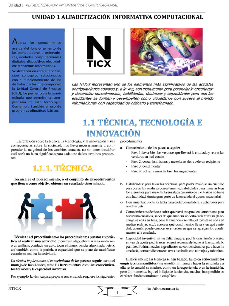 NTICX - Guia - de - Estudio-Paginas 1-13 | PDF