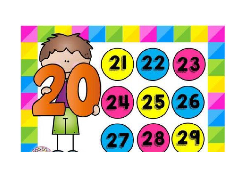 Numeración Del 20 | PDF