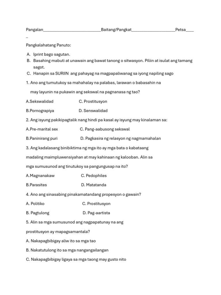 4th Grading Project | PDF