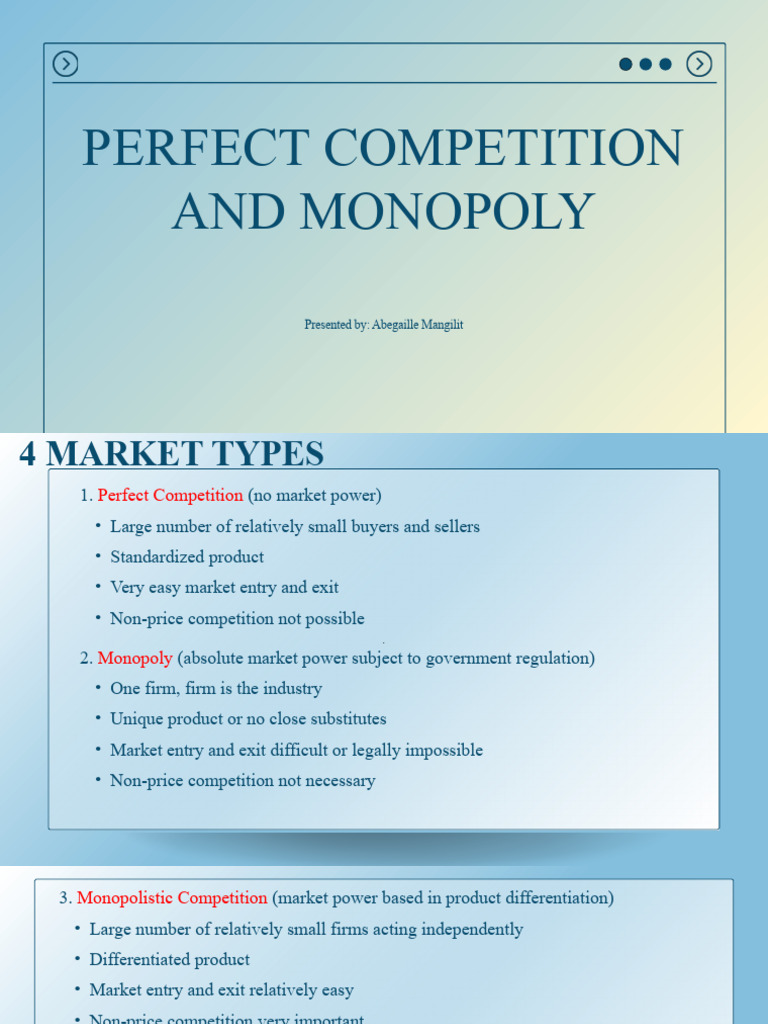 Market Structures Explained | PDF | Market Power | Monopoly