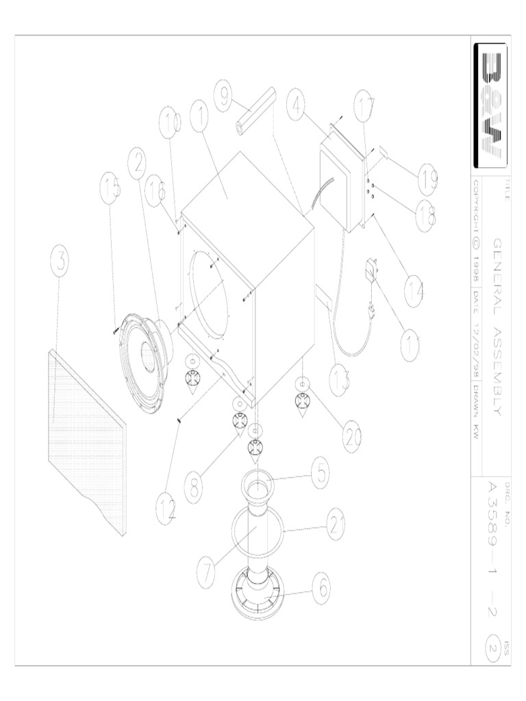 BW Asw-1000 Active Subwoofer SM | PDF