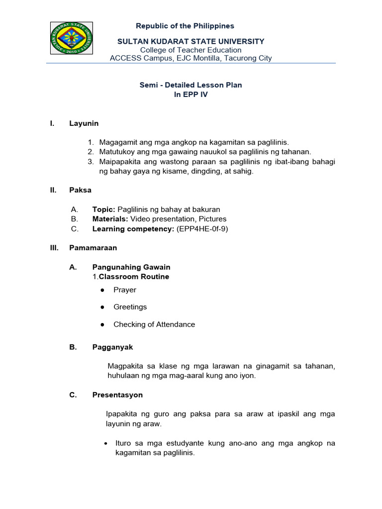 EPP 4 Third Demo | PDF