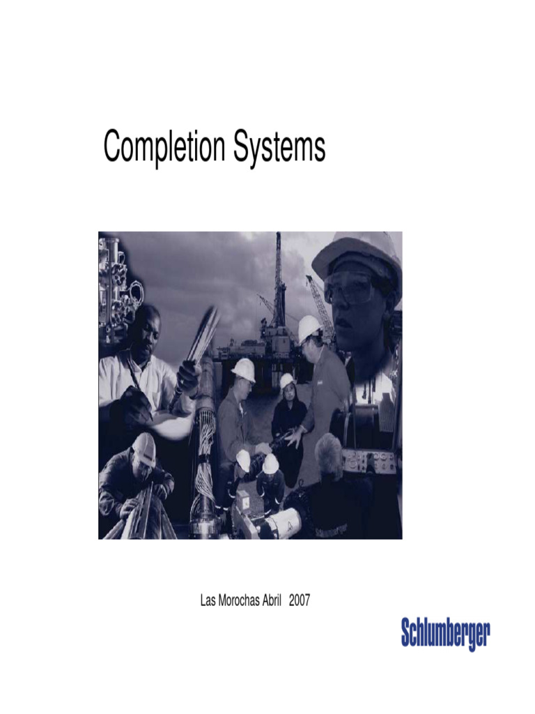 Completacion de Pozos SLB | PDF | Tubería (transporte de fluidos ...