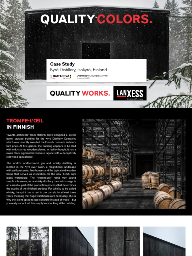 CCW Kyroe Distillery Case Study | PDF | Concrete | Whisky