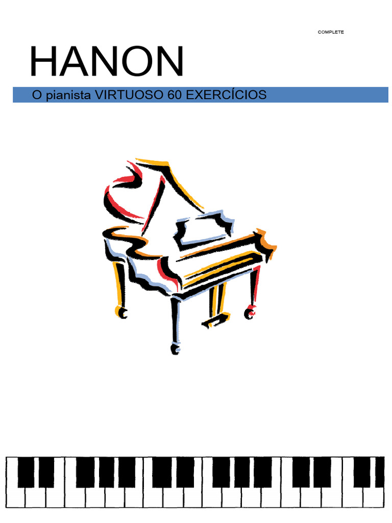 Hanon Completo PT | PDF | Escala menor | Piano