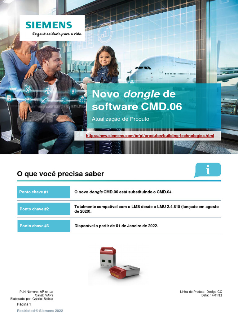 Novo Dongle CMD.06: Atualização e Compatibilidade | PDF | Programas ...