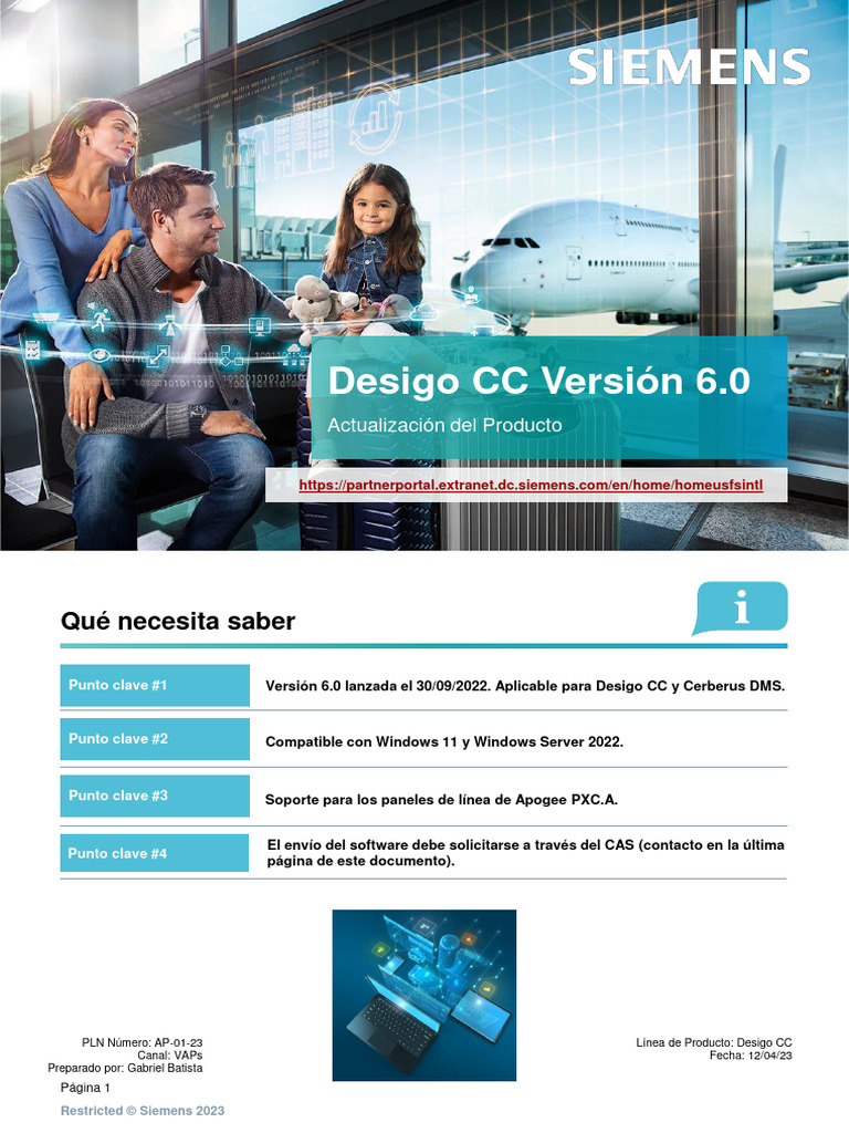 Actualización Desigo CC V6.0: Mejoras Clave | PDF | Usuario ...