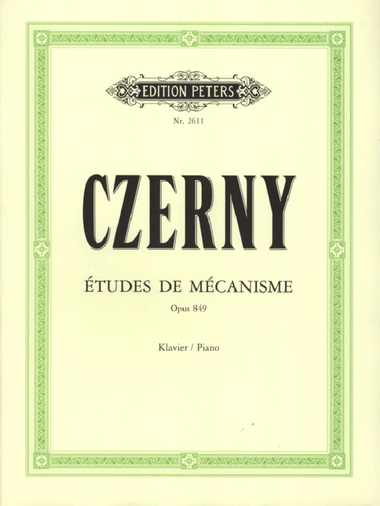 Imslp612302 Pmlp176677 Czerny Etude Op.849 | PDF | Musical Compositions ...