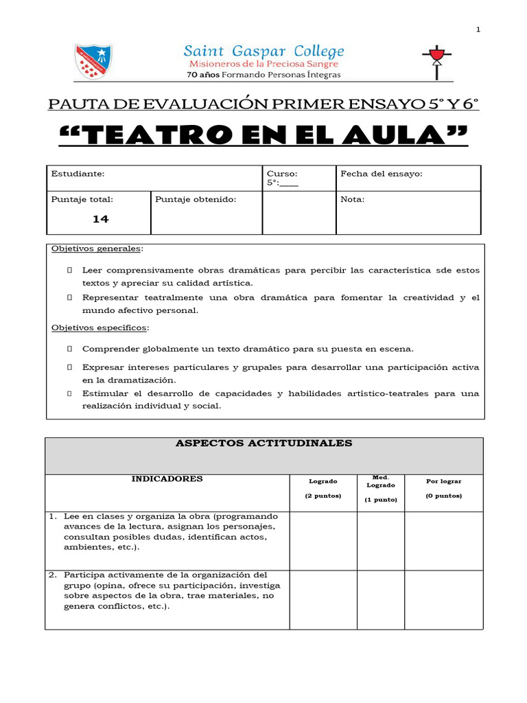 Pauta Primer Ensayo Básica | PDF | Cognición